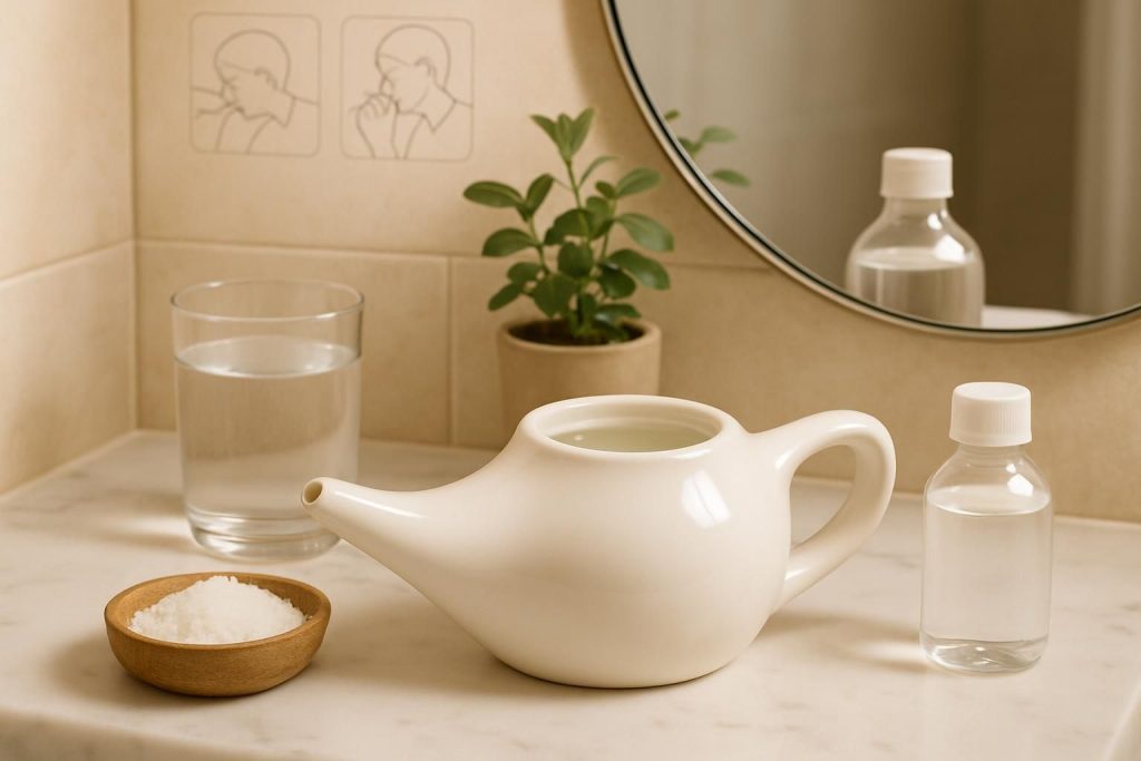 Utiliser le neti pot : conseils pratiques et précautions essentielles